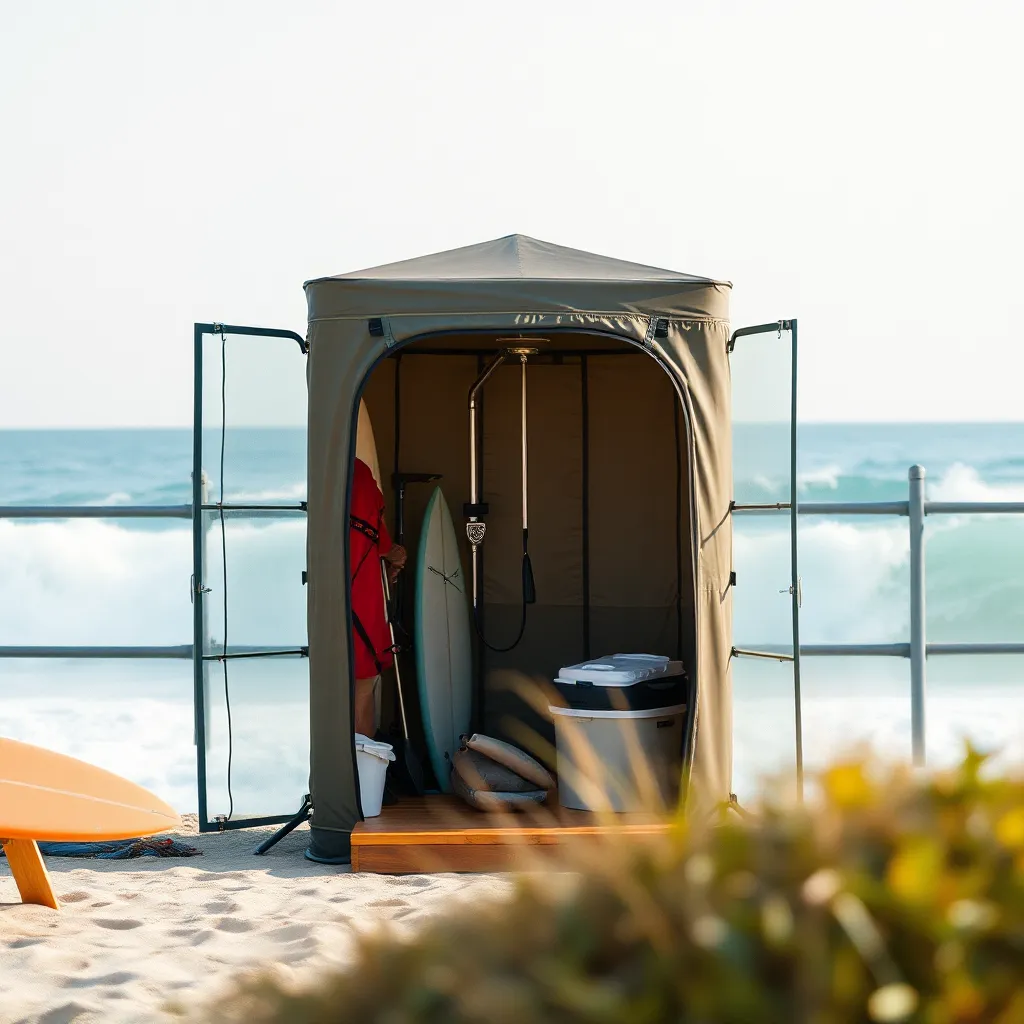 Top Portable Shower Alternatives for Surfers