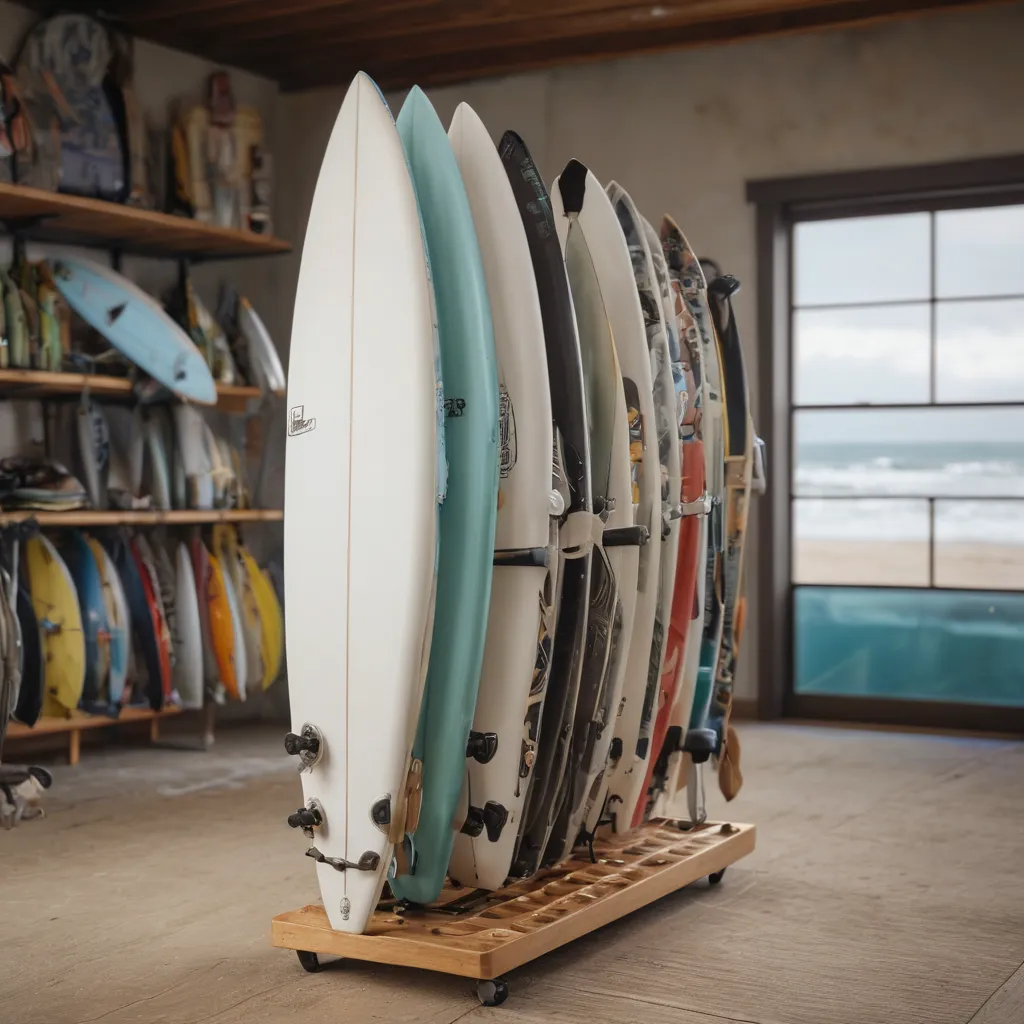 Efficient Surfboard Storage with FCS Board Racks