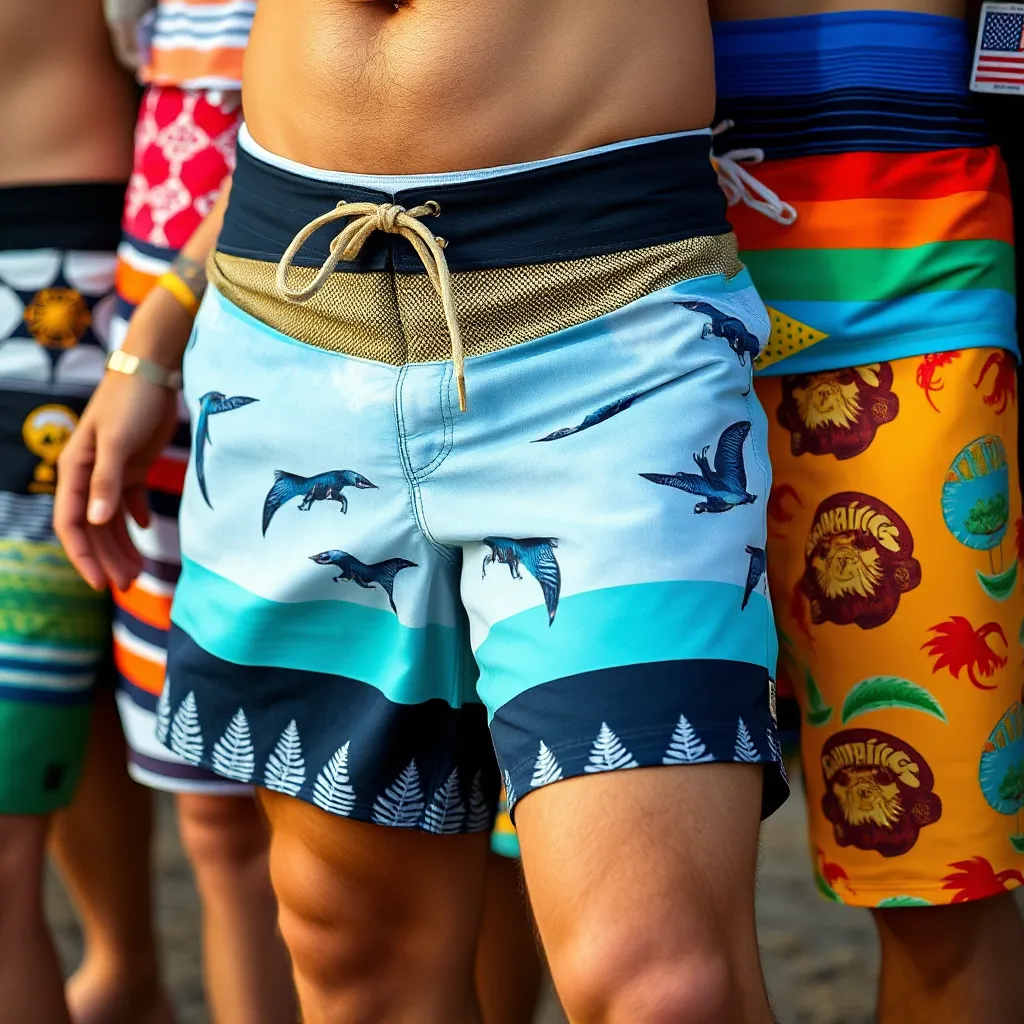 In-Depth Look at Top Boardshort Brands for Surfers