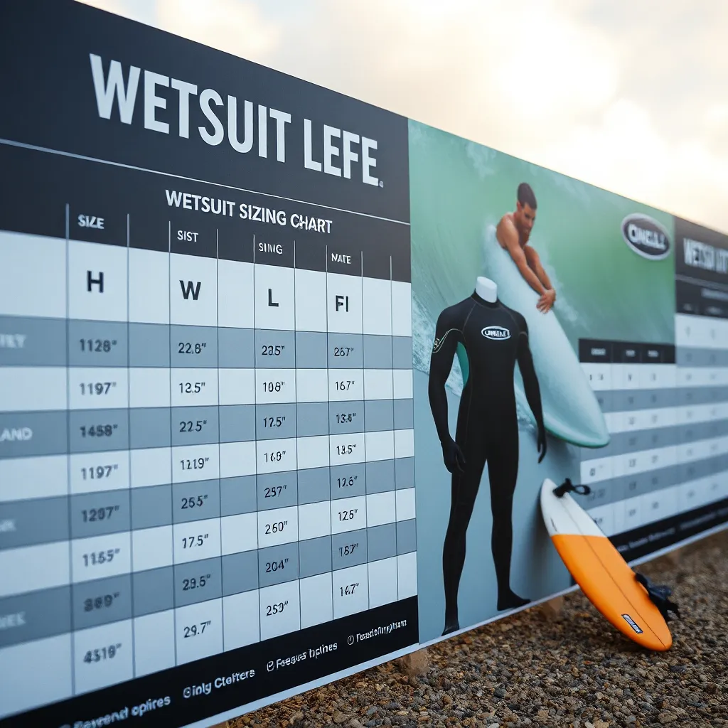 O'Neill Sizing Guide for Perfect Surf Gear Fit
